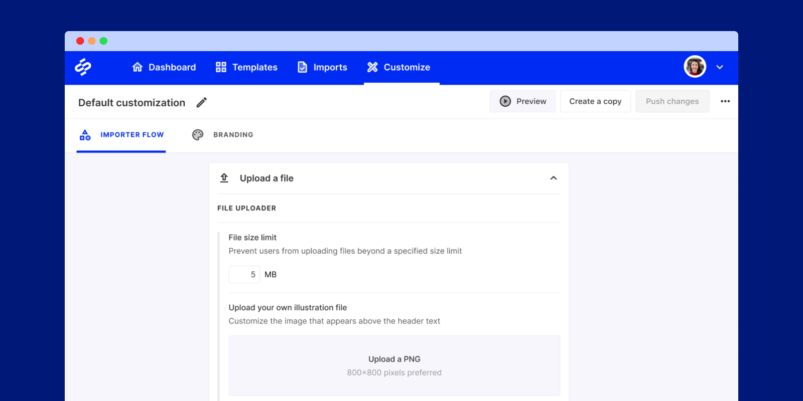 Feature Spotlight Customizations Dashboard